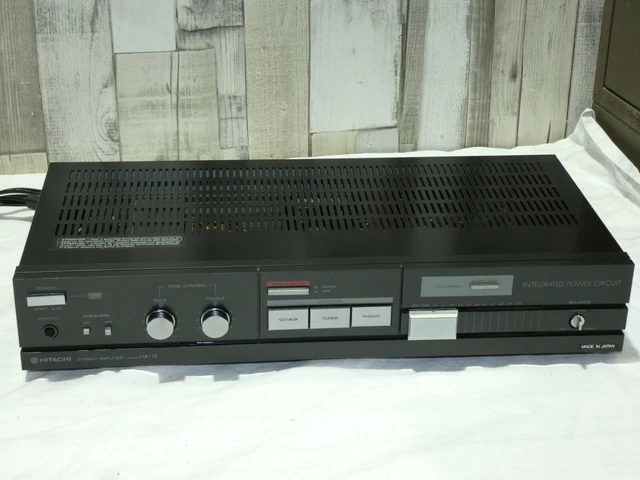 HITACHI HA-12 VINTAGE Hi Fi Use Integrated Stereo Phono Stage Amplifier ...