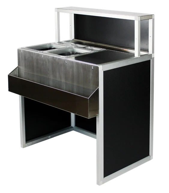 POSTAZIONE BAR PORTATILE SMONTABILE da BARMAN - Cocktail Station ...