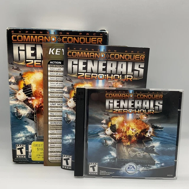 PACK D'EXTENSION COMMAND & Conquer: Generals - Zero Hour (PC, 2003) EUR 27,85 - PicClick FR