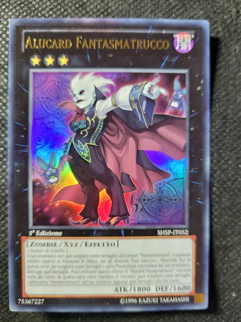 CARTA YU-GI-HO SHSP Alucard Fantasmatrucco It052 Ultra Rara 1°Edizione ...