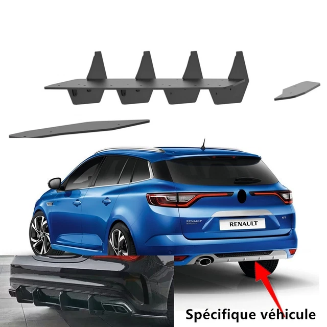 DIFFUSEUR PARE-CHOCS CORPS arrière Noir Séparateur Pour Renault Megane IV B9A EUR 79,99 ...