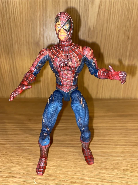 SPIDER-MAN MOVIE SUPER Poseable Battle Damaged Spider-man Marvel ...