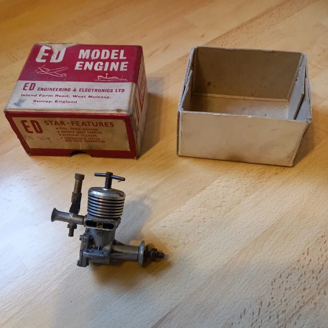 ED CADET BOXED Model Aircraft Diesel Engine 1cc £35.00 - PicClick UK