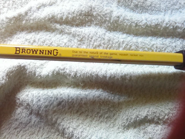 RARE VINTAGE BROWNING Squash Racket Sprite Ii Vgc £16.14 - PicClick UK