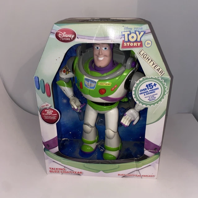 TOY STORY BUZZ Lightyear Action Figure Disney Store Rare vintage new in ...