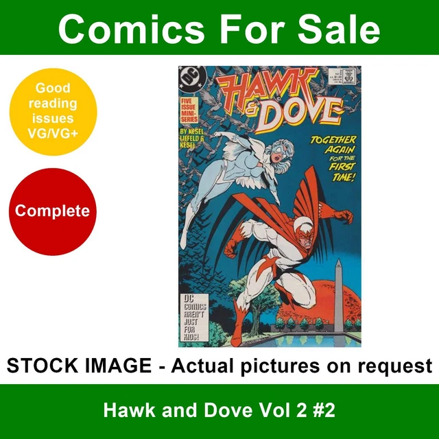DC HAWK AND Dove Vol 2 #2 comic - VG/VG+ 01 November 1988 EUR 4,27 ...