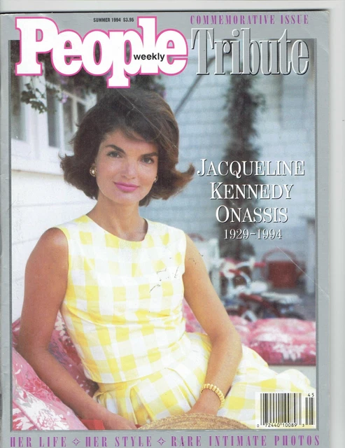 PEOPLE WEEKLY TRIBUTE Magazine Jackie O Kennedy Onassis 1994 ...