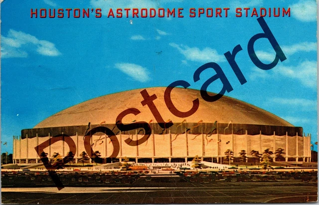 1965 HOUSTON TX, Astrodome, World's First Domed Air-Conditioned ...