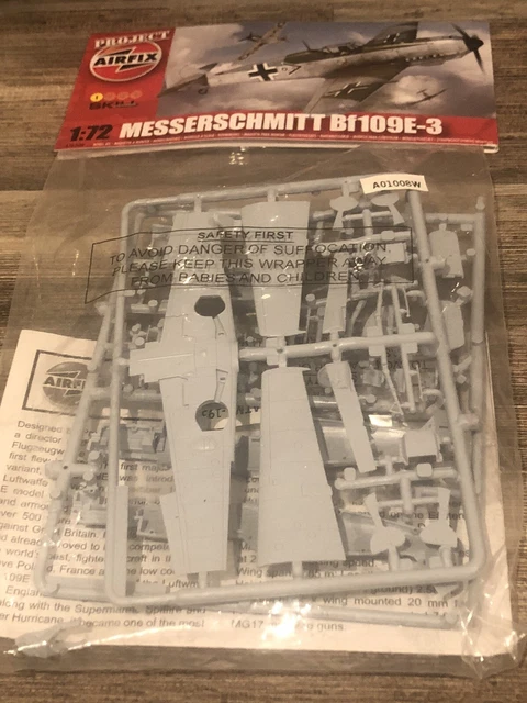 AIRFIX PROJECT 1/72 Messerschmitt Bf109E-3, Brand New Sealed £9.99 - PicClick UK