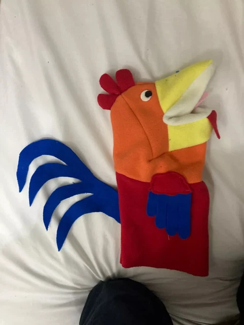 REPLICA OF RARE Vintage Rooster Puppet as seen in Baby Einstein £47.52 ...