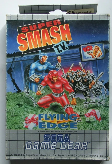 SUPER SMASH TV Flying Edge Sega Game Gear EUR 36,00 - PicClick FR