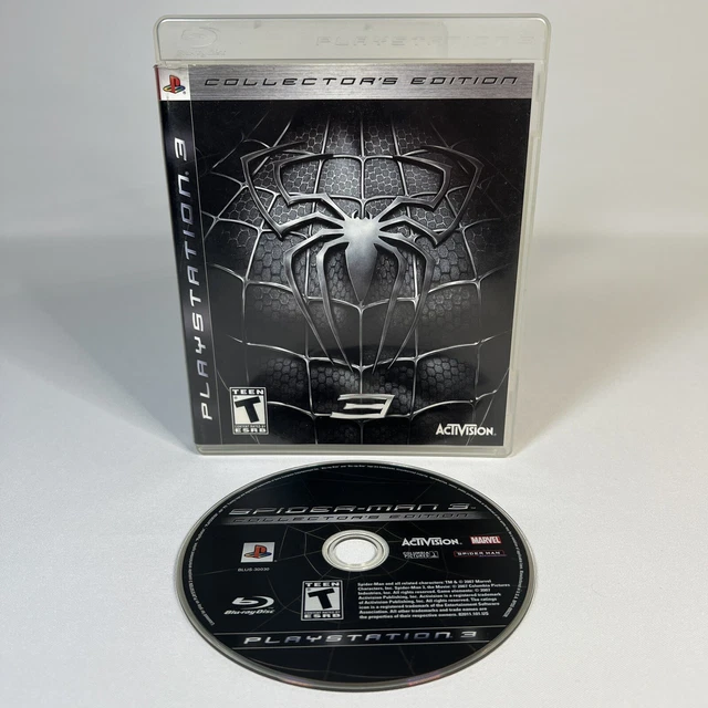 SPIDER-MAN 3 - Collector's Edition Sony PlayStation 3 PS3 Game & Case ...
