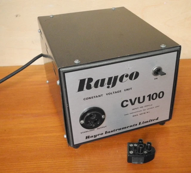 RAYCO CONSTANT VOLTAGE Transformer Unit CVU100 190-240v 100w for ...
