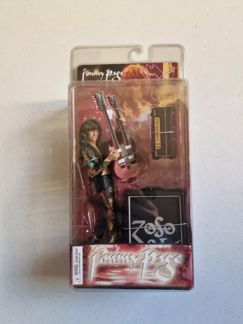 LED ZEPPELIN JIMMY Page Action Figure In Sealed Box 2006 ClassicBerry ...
