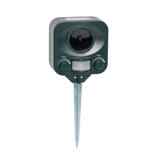 PESTBYE SOLAR CAT Repeller Ultrasonic Fox Pest Control Sonic Deterrent ...