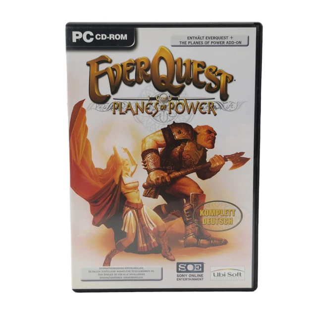 EVERQUEST + PLANES Of Power Add-On PC CD-ROM mit Anleitung Komplett ...