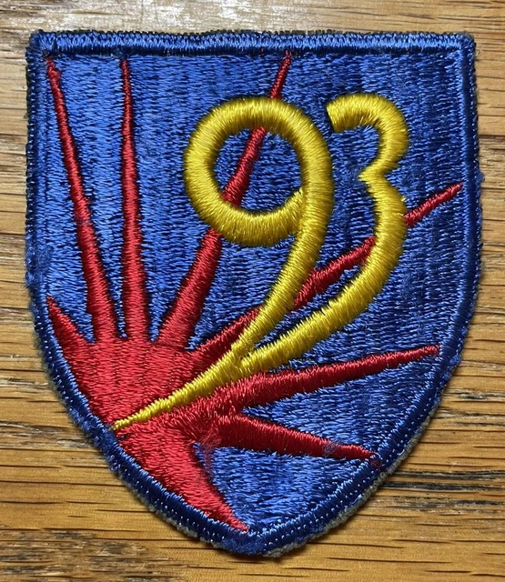 ORIGINAL WW II - US ARMY 93rd CHEMICAL MORTAR BATTALION PATCH £47.24 ...