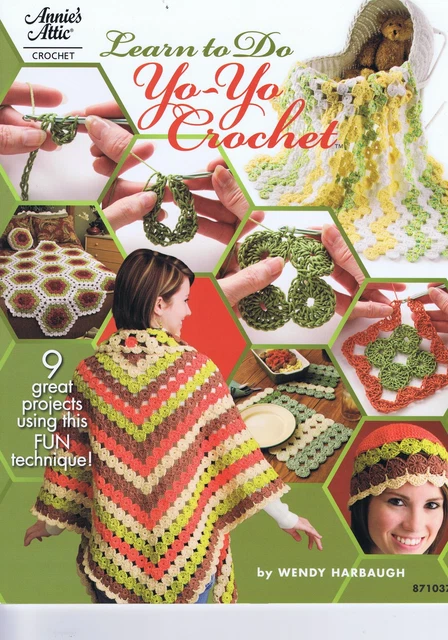 LEARN TO DO Yo-Yo Crochet Pattern Book - Instructions & 9 Great ...