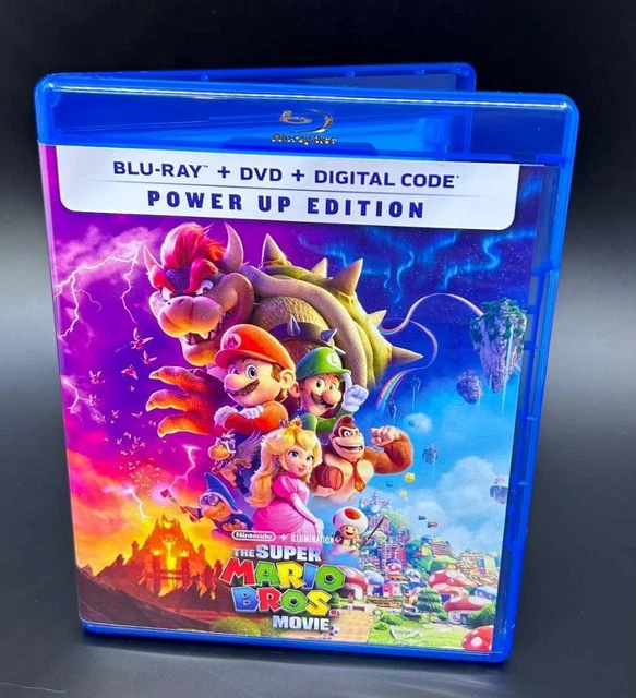 SUPER MARIO BROS. Movie (Blu-Ray + DVD, 2023) Power Up Edition Nintendo ...