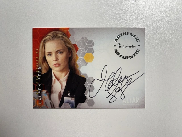 MELISSA GEORGE AS Lauren Reed Autograph - 2004 Inkworks Alias Season 3 ...