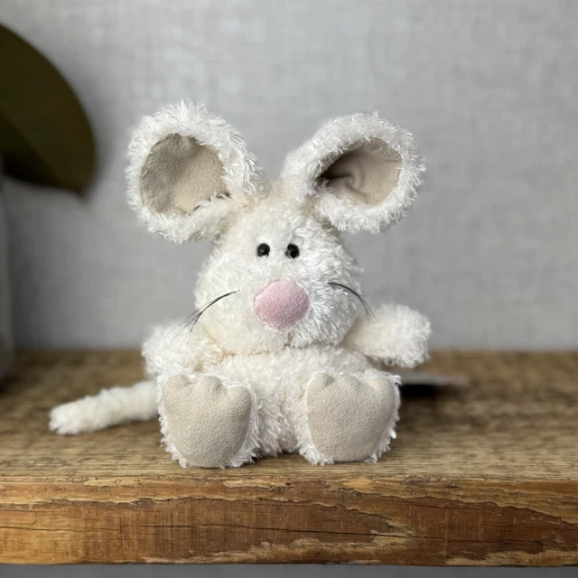 JELLYCAT PUDDING MOUSE - Small Vintage Soft Toy With Whiskers NWOT 4" £ ...
