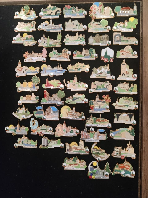 53 PIN'S LES Plus Beaux Villages DE France LB CREation EUR 550,00 ...