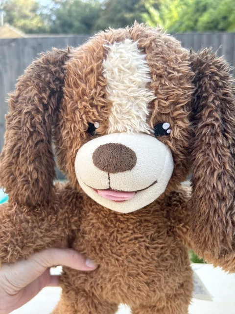 BUILD A BEAR BAB Playful Pup Standing Soft Toy Plush Dog Puppy Brown ...
