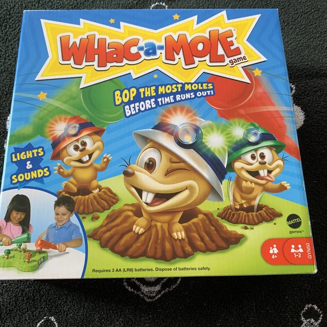 MATTEL WHAC-A-MOLE GAME Board Game £12.00 - PicClick UK