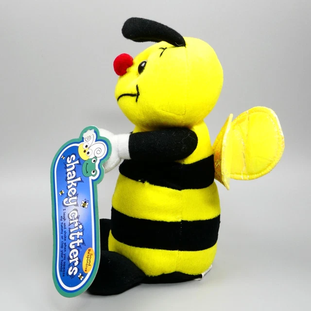 SHAKEY CRITTERS BUMBLE Bee Plush Soft Toy - Laugh & Shake Sound ...