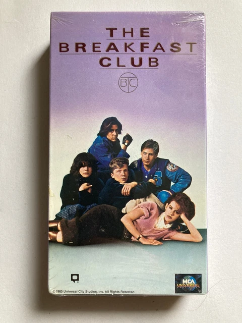 THE BREAKFAST CLUB VHS 80s Cult 1990 MCA Video FACTORY SEALED w ...