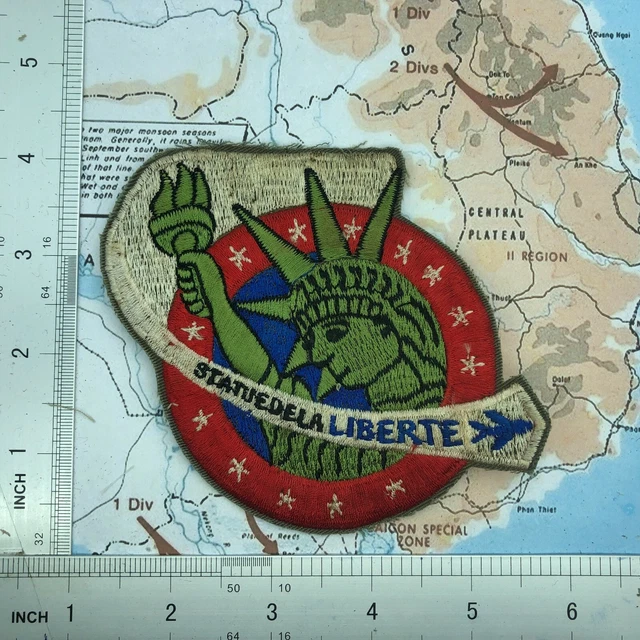PATCH , USAF 48th Tactical Fighter Wing Statue De La Liberte PATCH ...