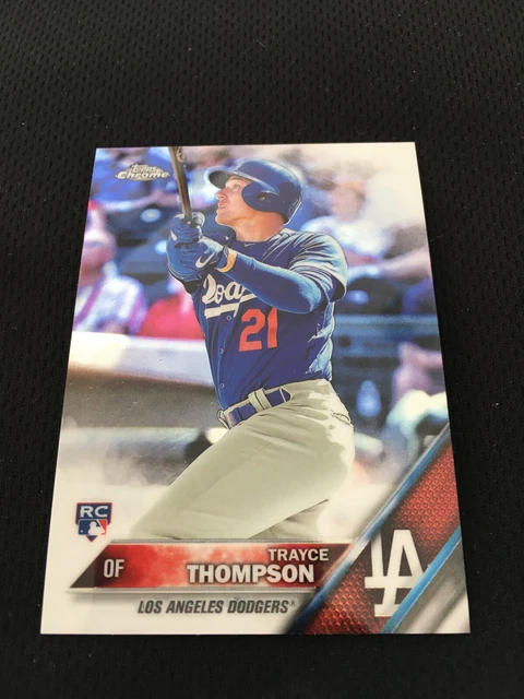 CARTE DE BASEBALL Rc Trayce Thompson Rookie Topps Chrome 2016 Los ...