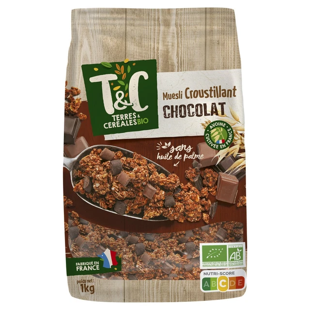 LOT DE 6 - TERRES ET CEREALES - Céréales Muesli Croustillant Chocolat ...