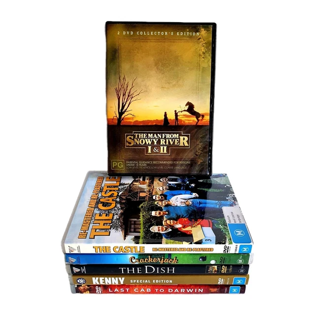 AUSTRALIAN COMEDY DRAMA 7 x DVD Gift Bundle Man From Snowy River Castle ...