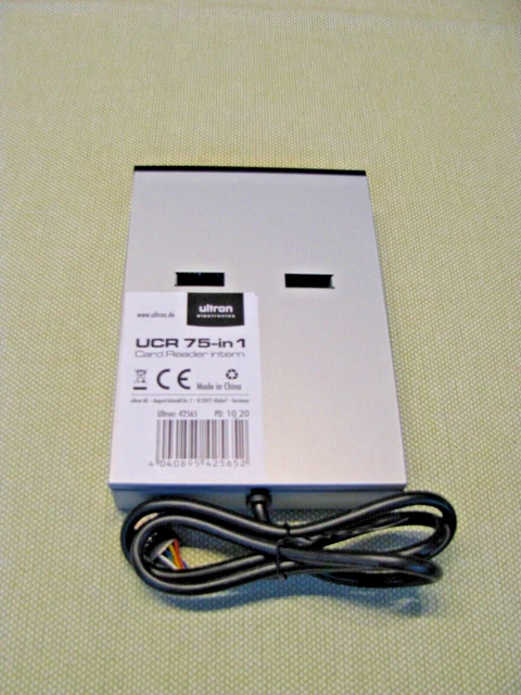 ULTRON - CARD READER - UCR 75in1 +USB (3.5 Zoll) intern, schwarz+++ EUR ...
