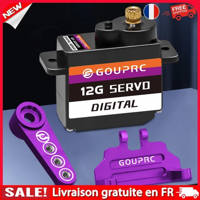 FR 12G DIGITAL Micro Servos with Mount Bracket and Arm ABS Metal for ...