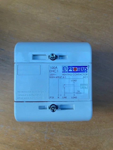 PROTEUS 100A SINGLE Pole Enclosed Heating Contactor - NEW. £20.00 ...