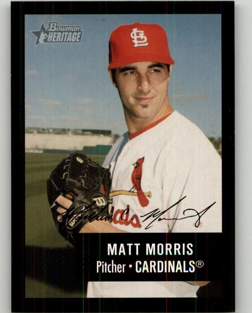 2003 BOWMAN HERITAGE Matt Morris fac-similé signature #149 Cardinals de Saint-Louis EUR 1,10 ...