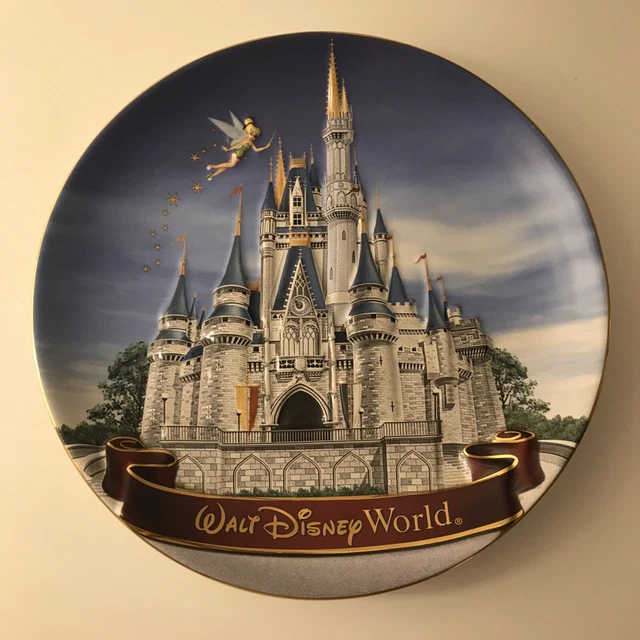 DISNEY PRINCESS CASTLE Cinderella Vintage Walt Disney World Decorative ...
