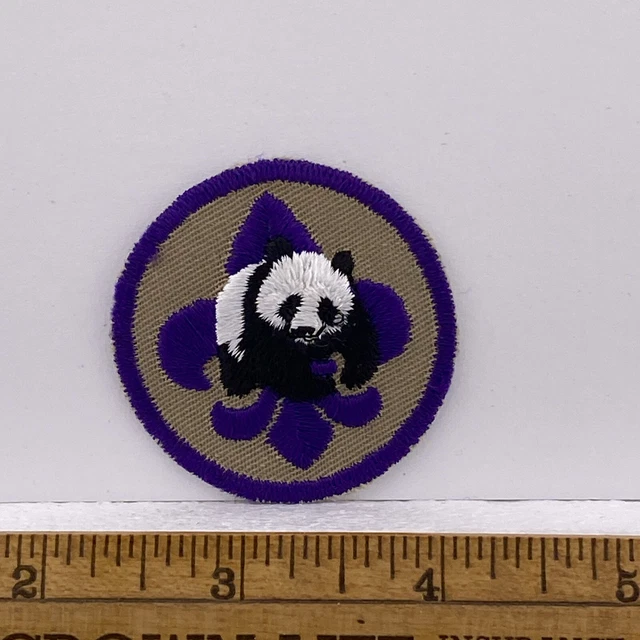 SCOUTS CANADA WORLD Conservation Badge OBSOLETE Patch Panda $4.25 ...