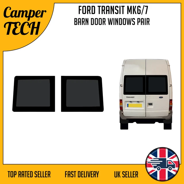 FORD TRANSIT MK 6/7 2000-2014 Rear BARN DOOR Windows £145.99 - PicClick UK