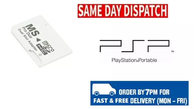 DUAL 2 SLOT Micro SD TF To Pro Duo Memory Stick Adapter Converter for ...