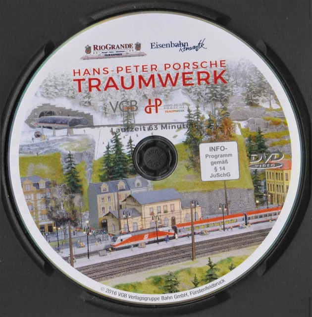 DVD CHEMIN DE fer romantique Hans-Peter Porsche Dreamwerk RioGrande ...