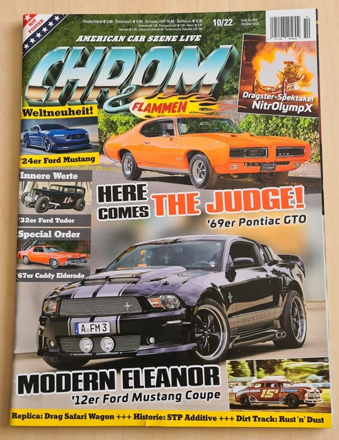 CHROM & FLAMMEN Heft 10/22 24er Mustang Black Horse 12er Modern Eleanor ...
