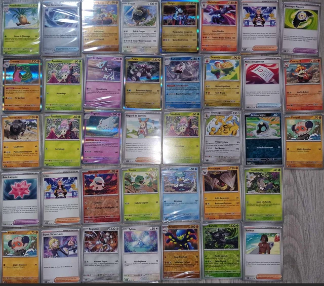 LOT CARTE POKÉMON Ev8 ( par paquet de 10 sans doublons ) doublons sur l'ensemble EUR 25,00 ...