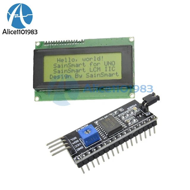 20X4 LCD 2004 Character Display + IIC/I2C/TWI/SPI Serial interface ...