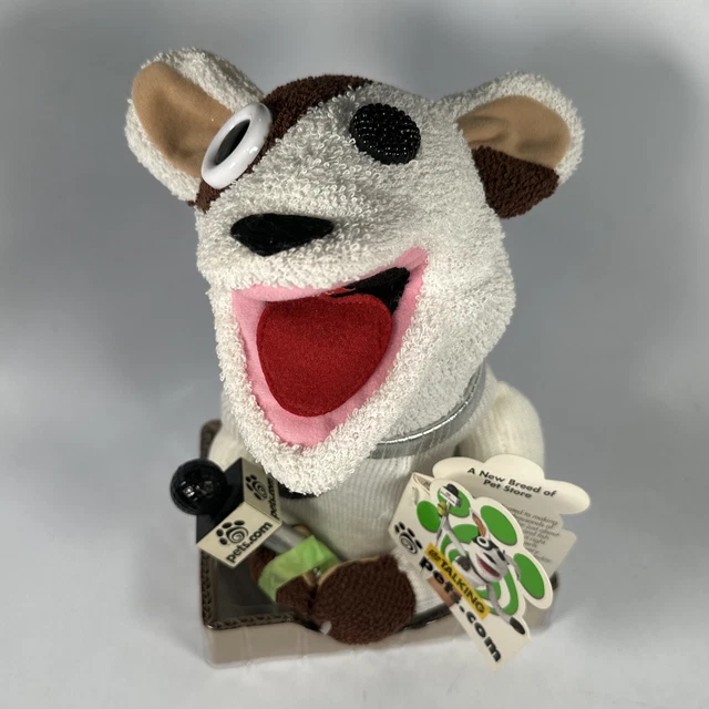 PETS.COM | TALKING Commercial Sock Puppet Interview Dog | 12” £20.87 ...