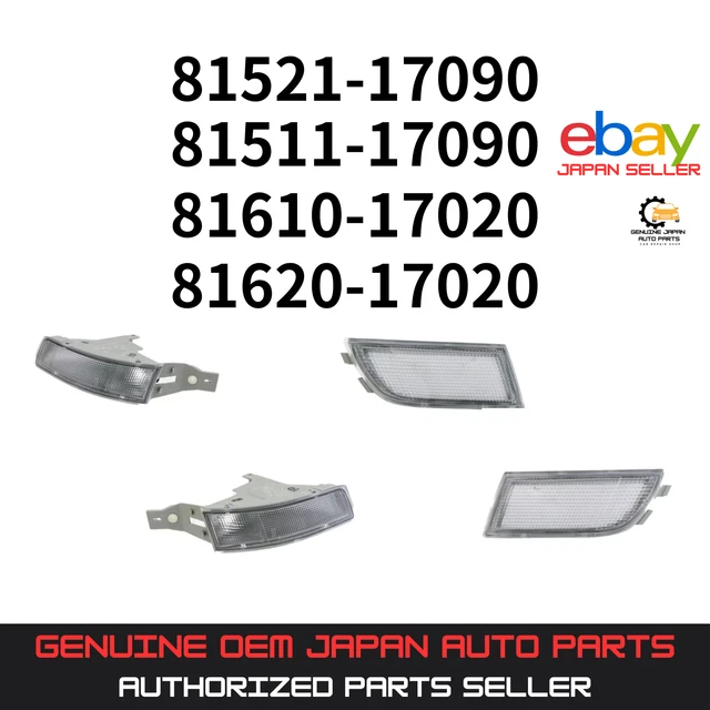 GENUINE TOYOTA 90-99 MR2 SW20 Front Clear Turn Signal Lamp Lens RH LH ...