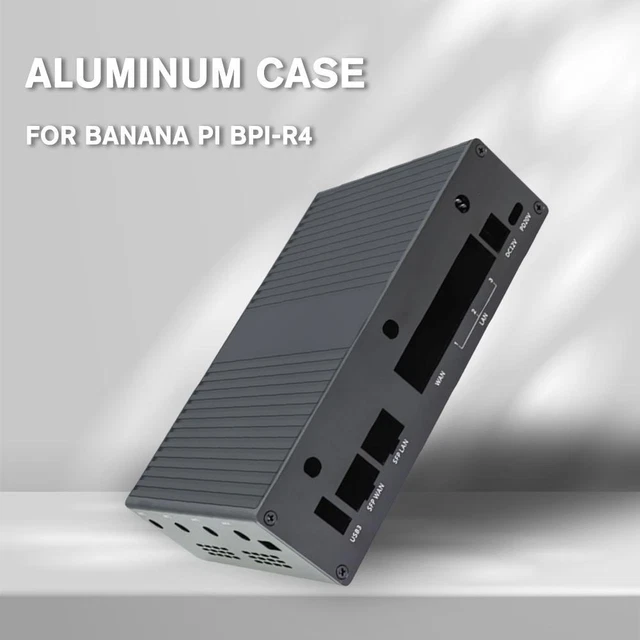 FOR BANANA PI BPI-R4 Metal Shell CompatibleWith Development New D7 ...