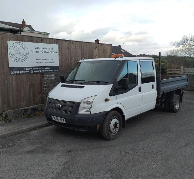 2014 FORD TRANSIT Mk7 Tipper Double Cab Twin Wheel 3500Kg Rwd Truck ...